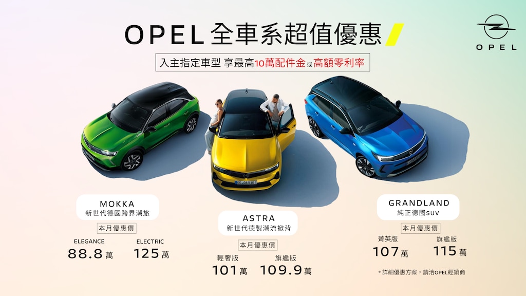 OPEL TW | ASTRA | 新世代德國潮流掀背